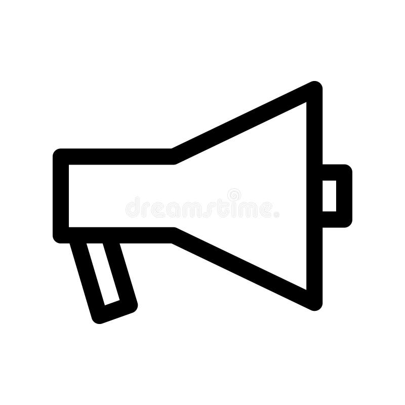 Illustration Vector Graphic of Megaphone Icon Design Stock Vector ...