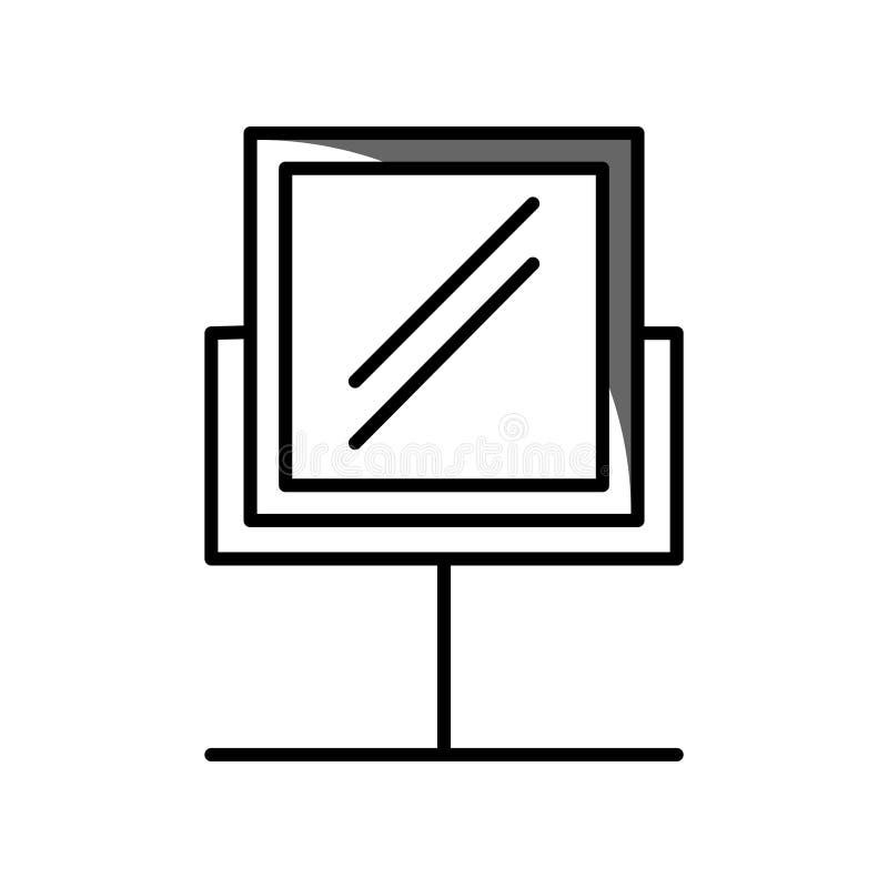 Illustration Vector Graphic of Mirror Stock Vector - Illustration of ...