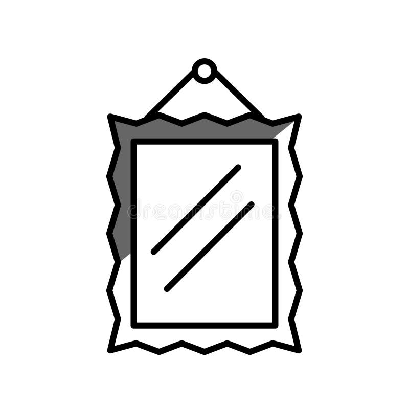 Illustration Vector Graphic of Mirror Stock Vector - Illustration of ...