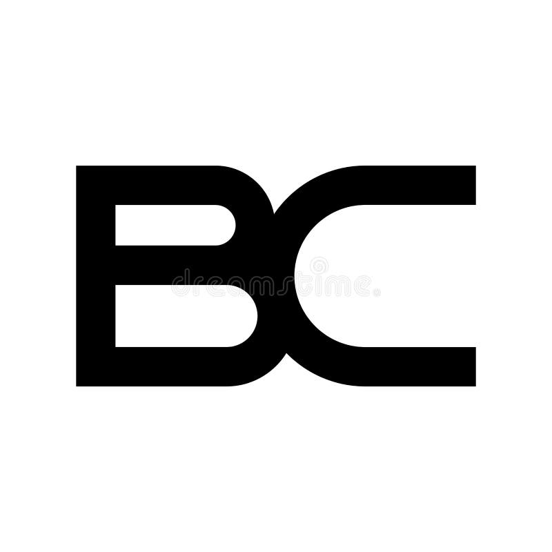 Illustration Vector Graphic of Modern BC Letter Logo Stock Vector ...