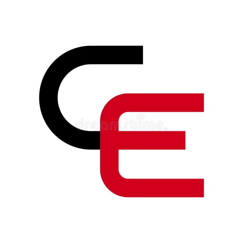Illustration Vector Graphic of Modern CE Letter Logo Stock Vector ...