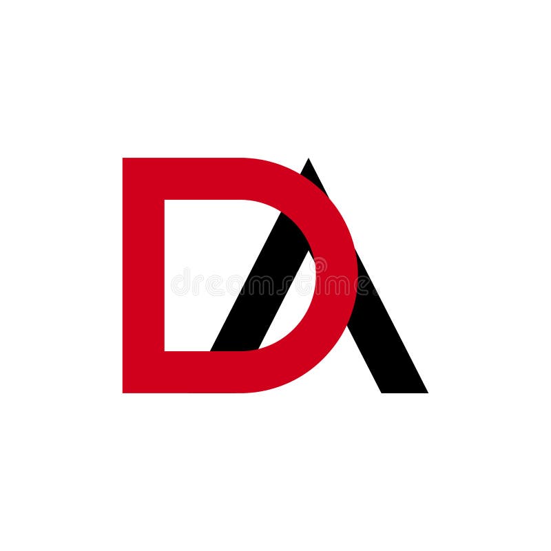 Illustration Vector Graphic of Modern DA Letter Logo Stock Vector ...