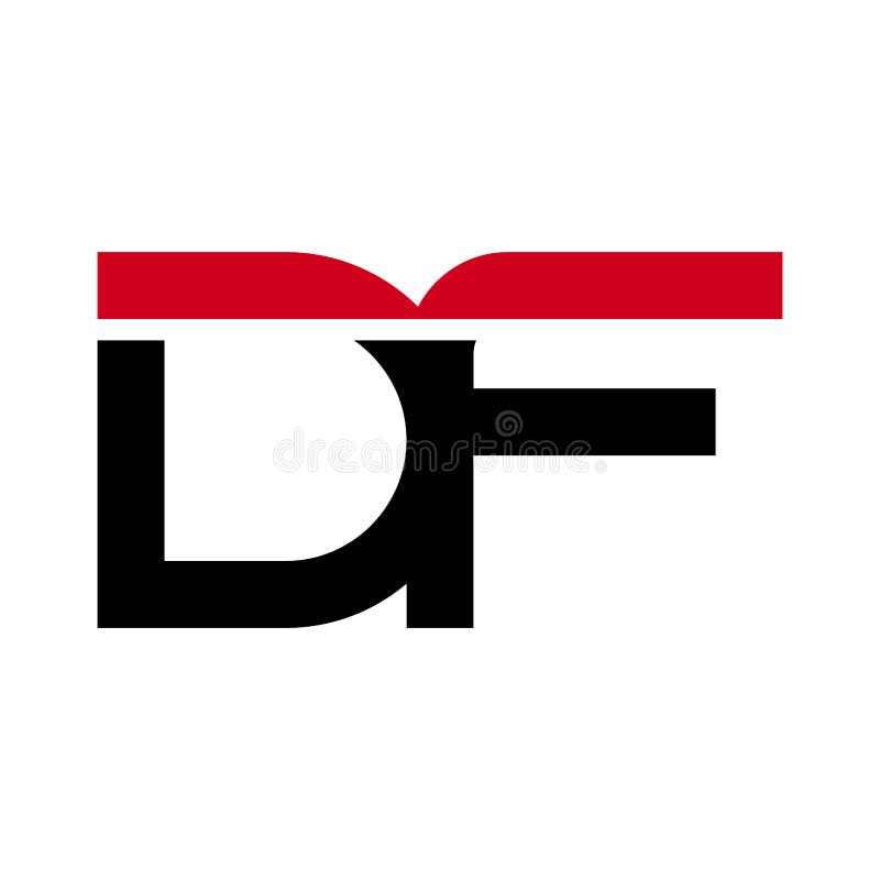 Illustration Vector Graphic of Modern DF Letter Logo Stock Vector ...