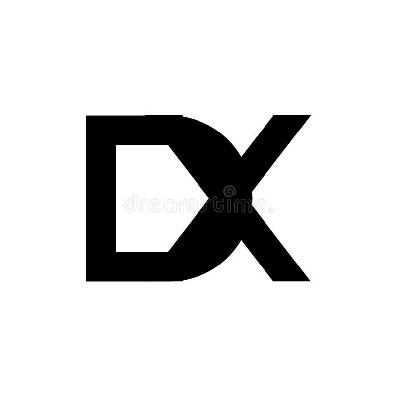 Illustration Vector Graphic of Modern DX Letter Logo Stock Vector ...