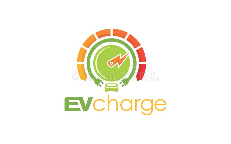 Electric Car Charging Logo