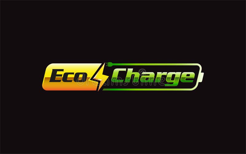 Illustration Vector Graphic of Modern Electric Charging Car Logo Design ...