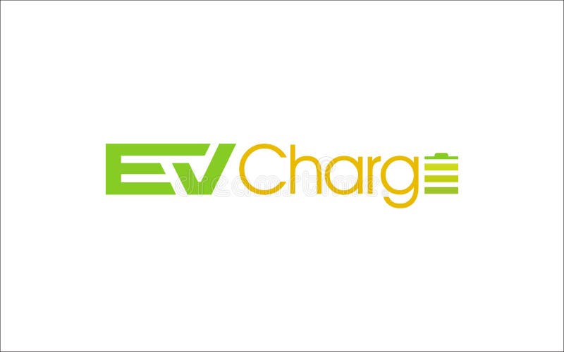Illustration Vector Graphic of Modern Electric Charging Car Logo Design ...