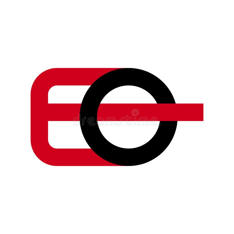 Illustration Vector Graphic of Modern EO Letter Logo Stock Vector ...