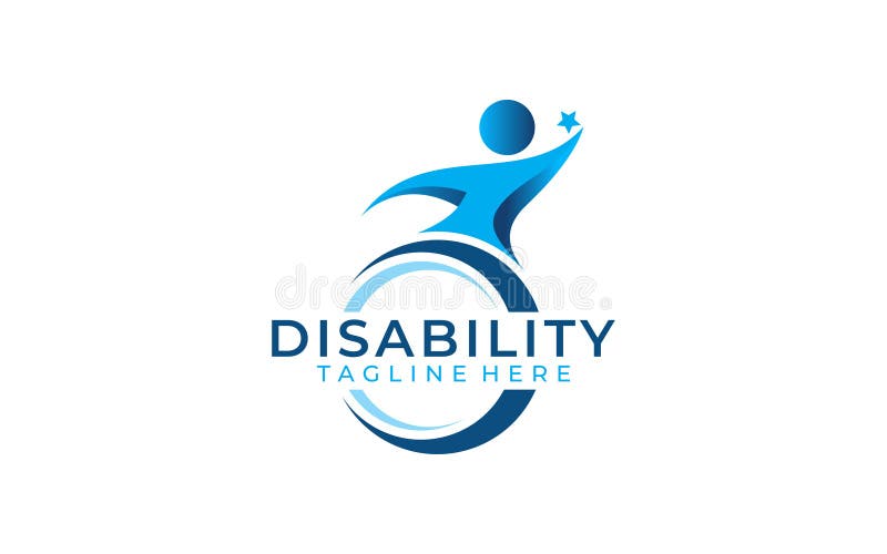Illustration Graphic Vector of Modern Passionate Disability People Logo ...
