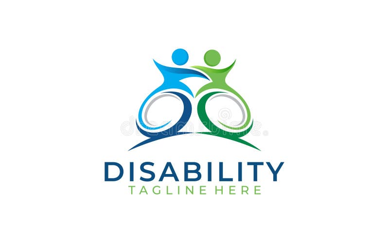 Illustration Graphic Vector of Modern Passionate Disability People Logo ...