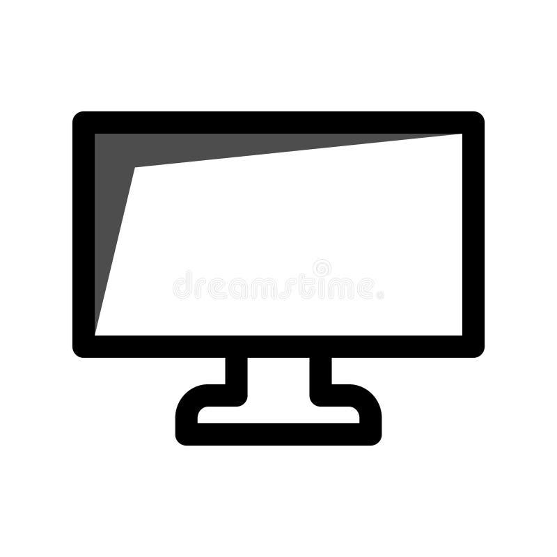 Illustration Vector Graphic of Monitor Icon Stock Vector - Illustration ...