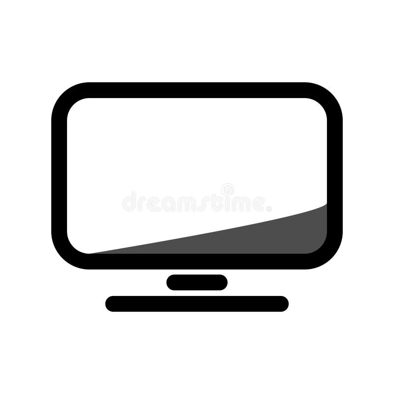 Illustration Vector Graphic of Monitor Icon Stock Vector - Illustration ...