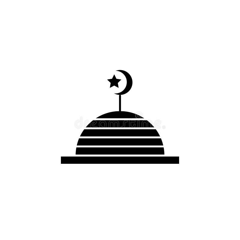 Mosque Icon, Symbol Design Template Stock Vector - Illustration of ...
