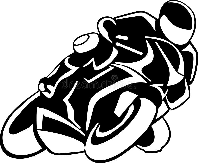 Motogp2 Flat Vector Illustration Stock Vector - Illustration of ...