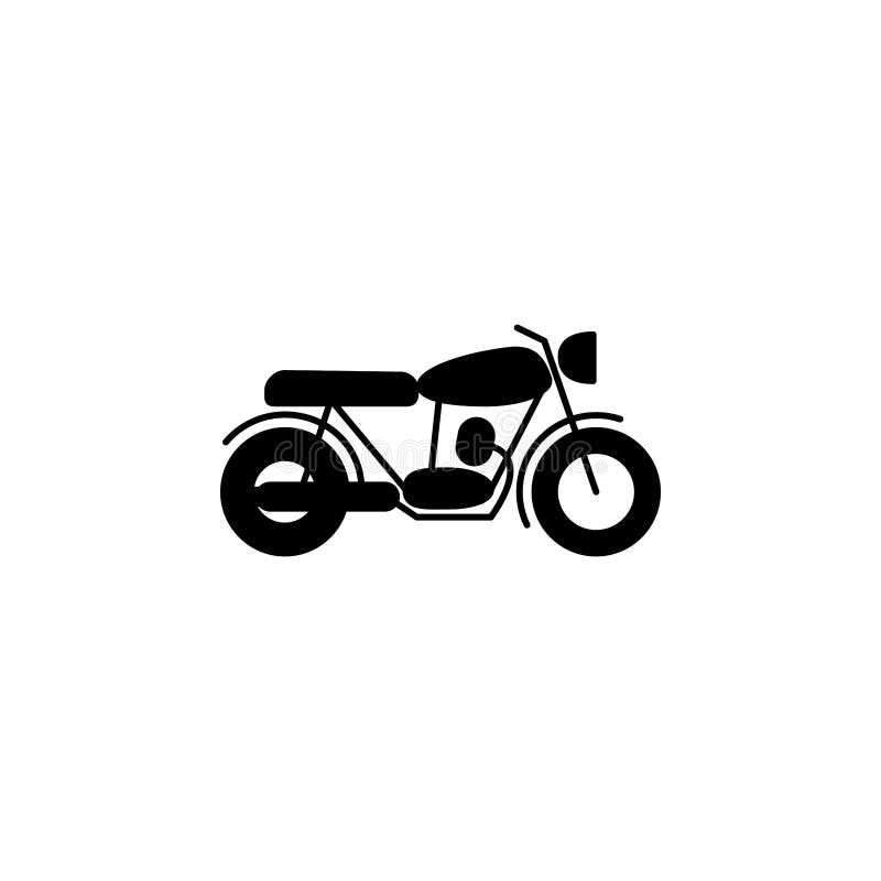 Motorcycle Icon, Symbol Template Vector Stock Vector - Illustration of ...