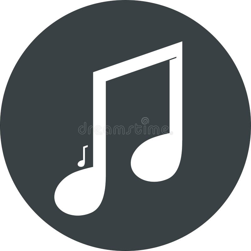 Illustration Vector Graphic Music Notes in Minimalist Style Stock ...