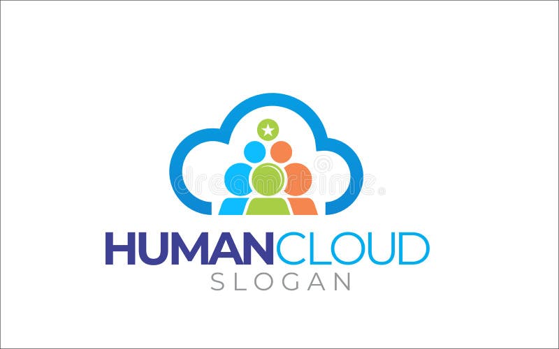 Illustration Vector Graphic of Network Data Cloud Logo Design Template ...