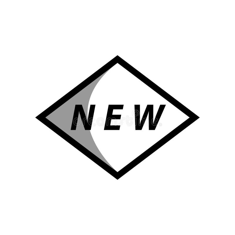 Illustration Vector Graphic of New Label Icon Stock Vector ...