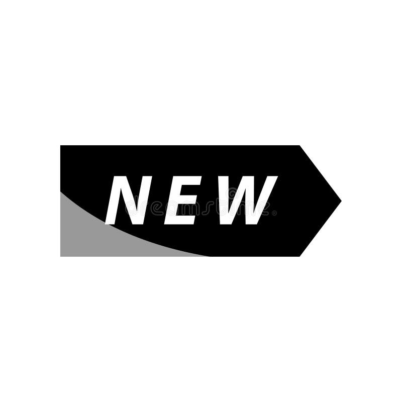 Illustration Vector Graphic of New Label Icon Stock Vector ...