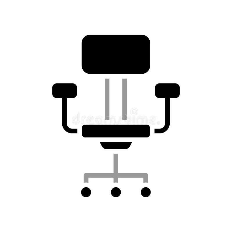 Illustration Vector Graphic of Office Chair Icon Stock Vector ...