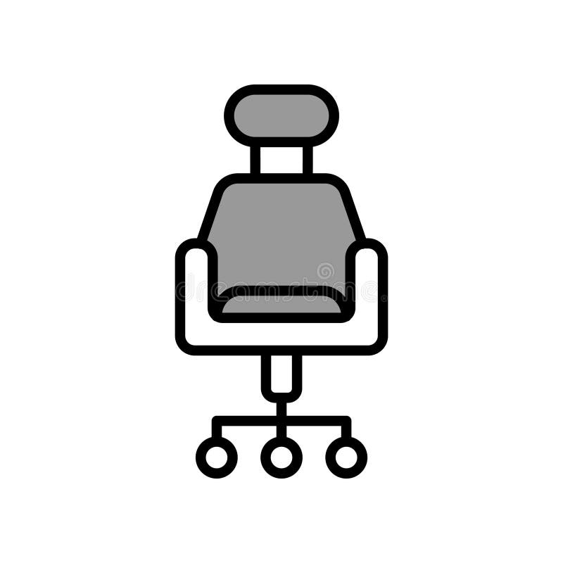 Illustration Vector Graphic of Office Chair Icon Stock Vector ...