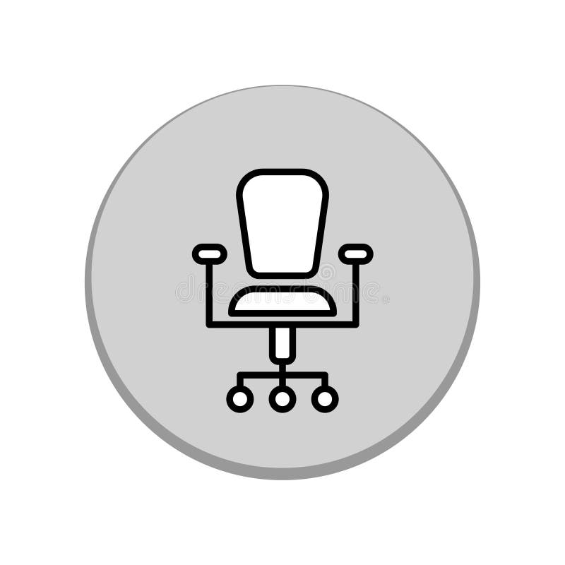 Illustration Vector Graphic of Office Chair Icon Stock Vector ...