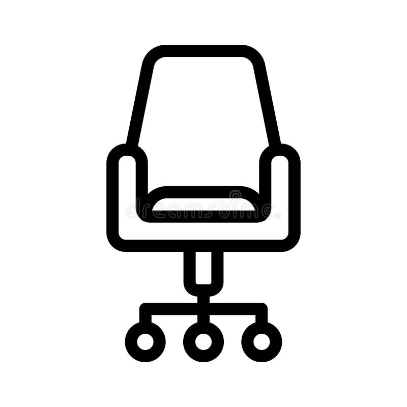 Illustration Vector Graphic of Office Chair Icon Stock Vector ...