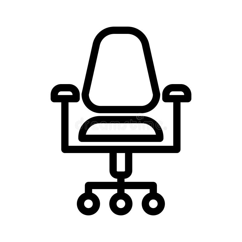 Illustration Vector Graphic of Office Chair Icon Stock Vector ...