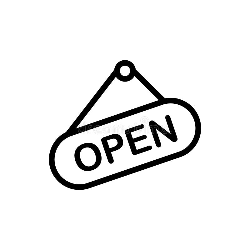 Illustration Vector Graphic of Open Tag Icon Design Stock Vector ...