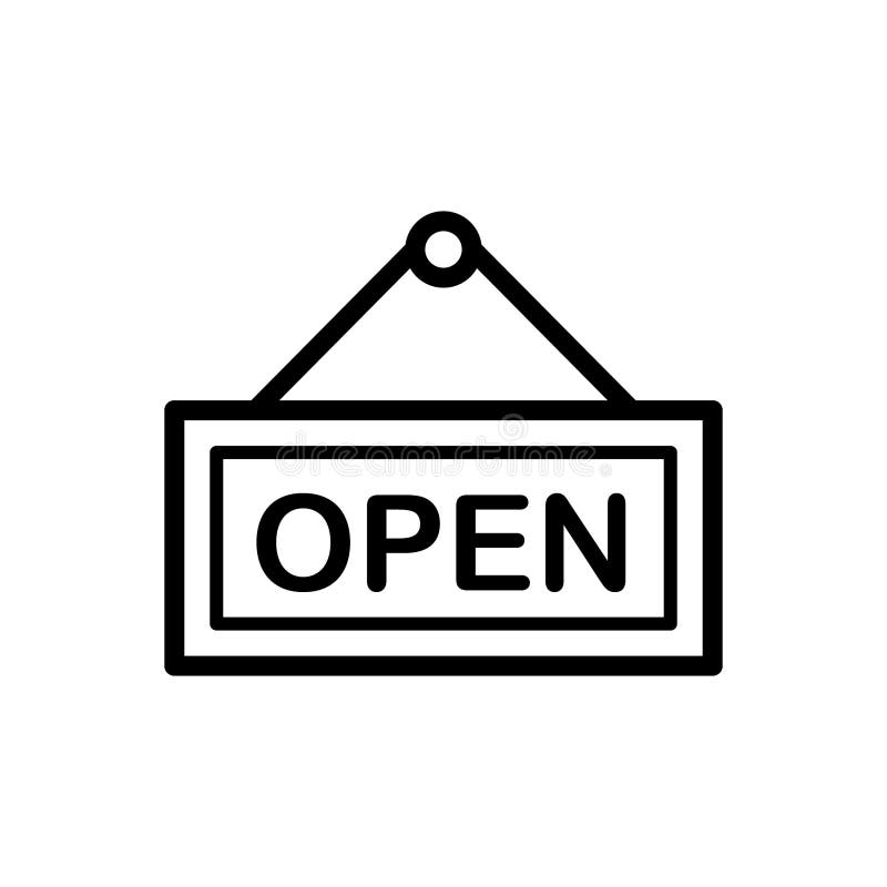 Illustration Vector Graphic of Open Tag Icon Design Stock Vector ...