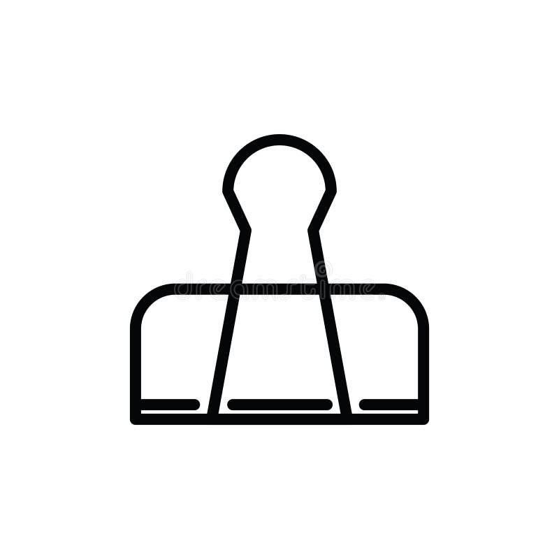 Illustration Vector Graphic of Paperclip Icon Template Stock Vector ...