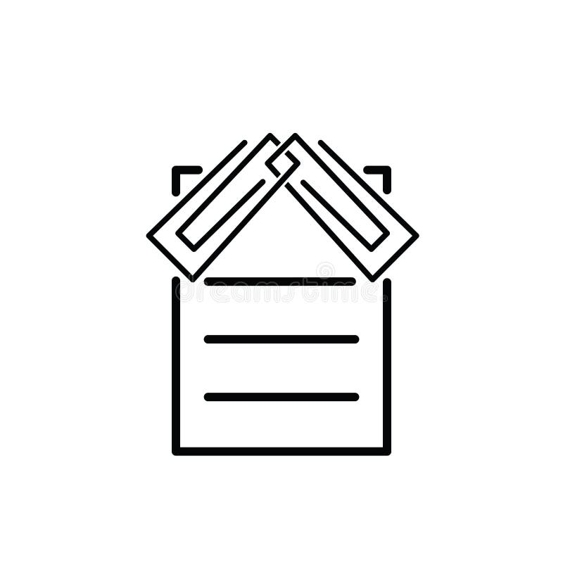 Illustration Vector Graphic of Paperclip Icon Template Stock Vector ...