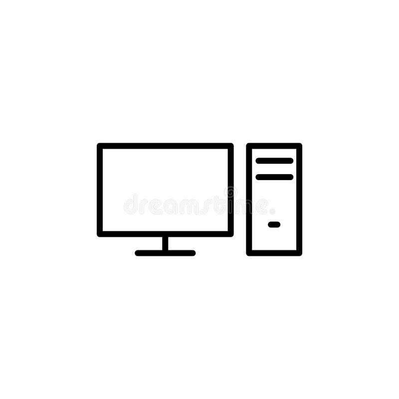 Illustration Vector Graphic of PC Icon Template Stock Vector ...