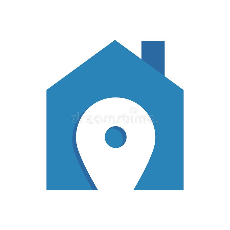 Illustration Vector Graphic of Pin House Logo Stock Vector ...