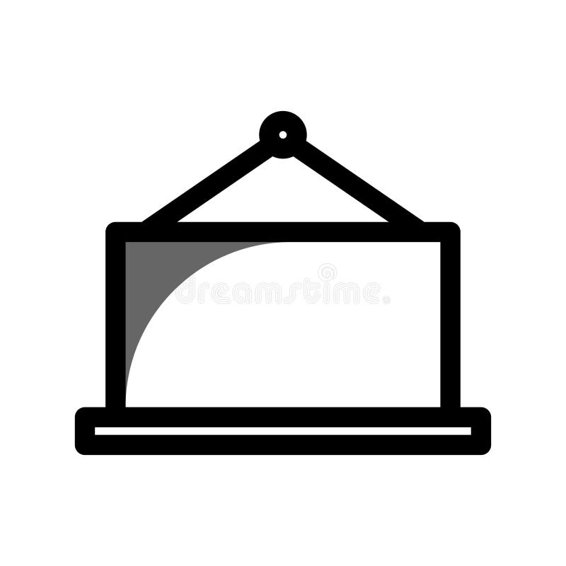 Illustration Vector Graphic of Presentation Board Icon Stock Vector ...
