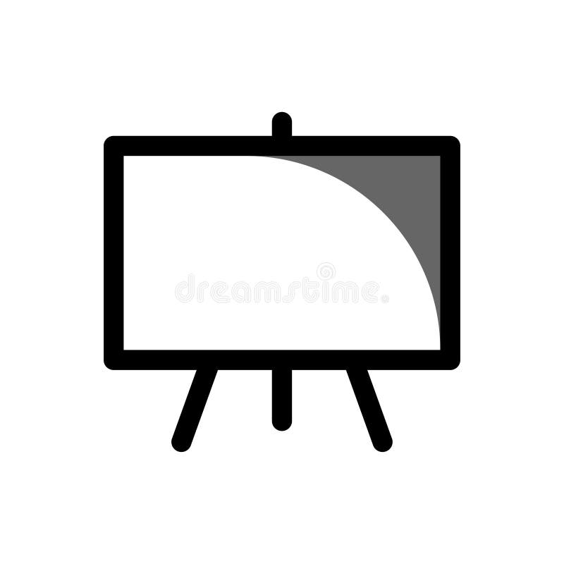 Illustration Vector Graphic of Presentation Board Icon Stock Vector ...
