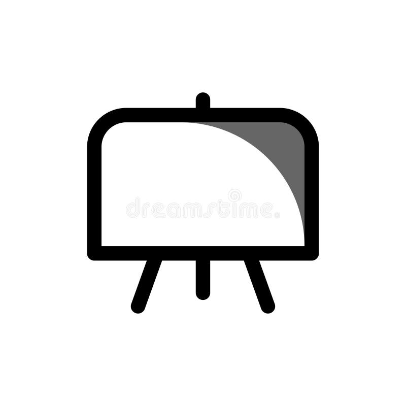 Illustration Vector Graphic of Presentation Board Icon Stock Vector ...