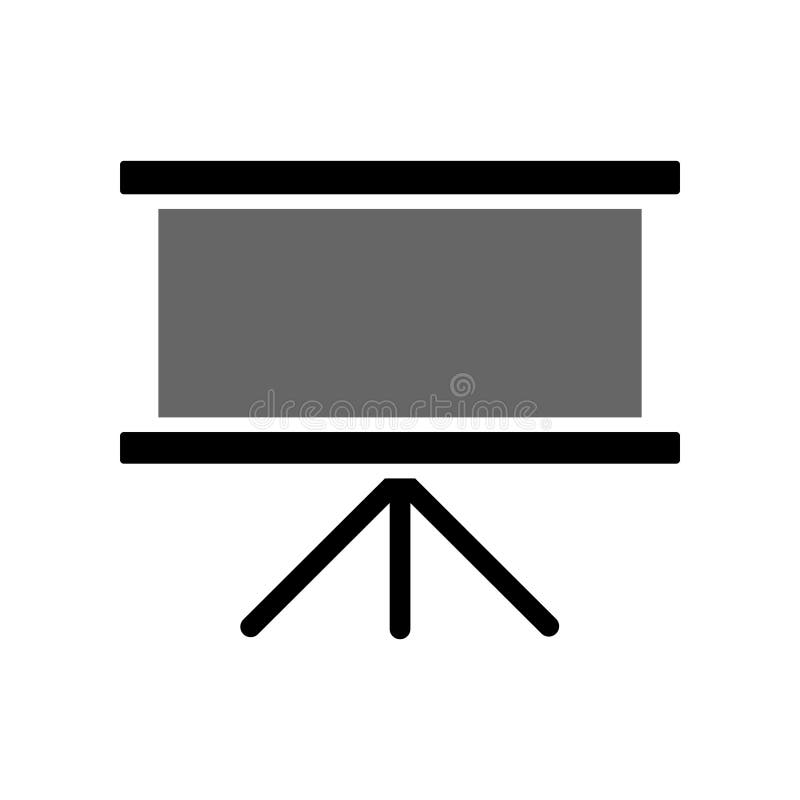 Illustration Vector Graphic of Presentation Board Icon Stock Vector ...