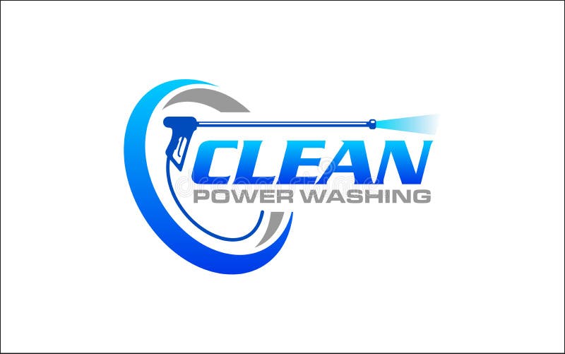 Illustration Vector Graphic of Pressure Power Wash Spray Logo Design ...