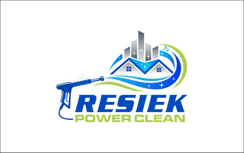 Illustration Vector Graphic of Pressure Power Wash Spray Logo Design ...