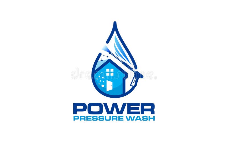 Illustration Vector Graphic of Pressure Power Wash Spray Logo Design ...