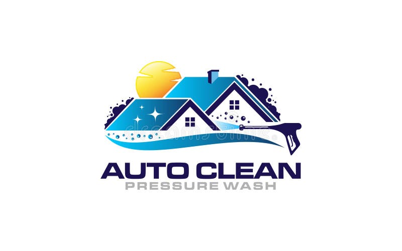 Illustration Vector Graphic of Pressure Power Wash Spray Logo Design ...