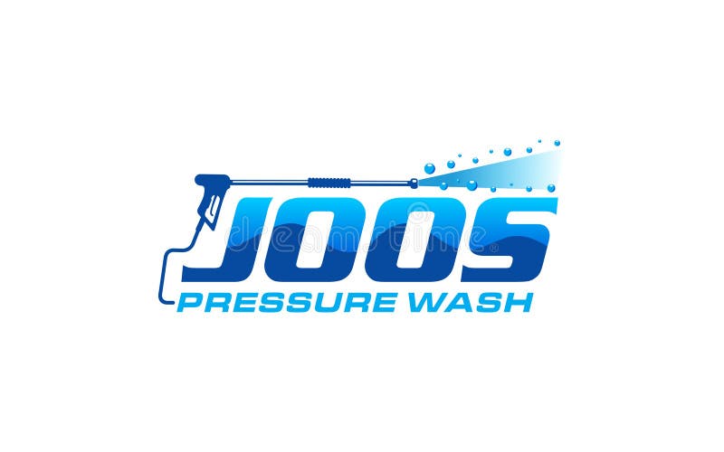 Illustration Vector Graphic of Pressure Power Wash Spray Logo Design ...