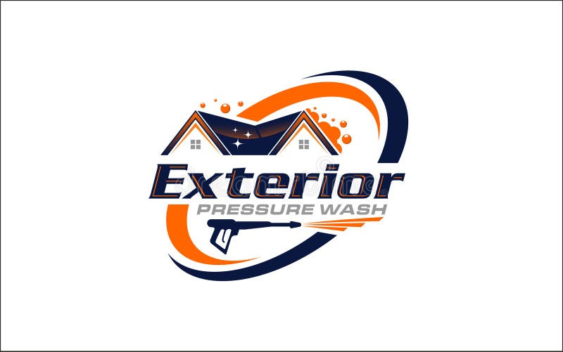 Illustration Vector Graphic of Pressure Power Wash Spray Logo Design ...