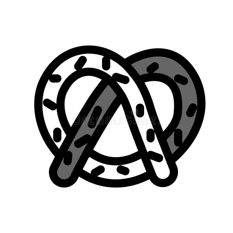 Illustration Vector Graphic of Pretzel Icon Stock Vector - Illustration ...