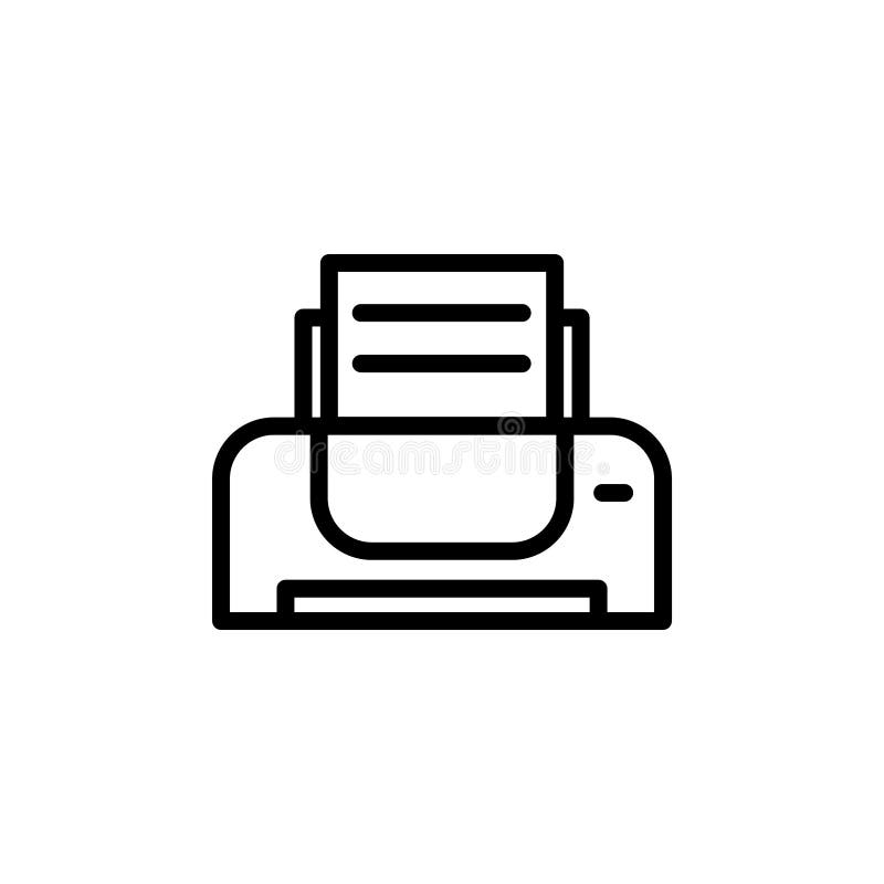 Illustration Vector Graphic of Printer Icon Template Stock Vector ...