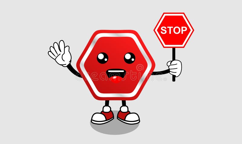 Illustration Vector Graphic of Prohibited Stop Stock Illustration ...