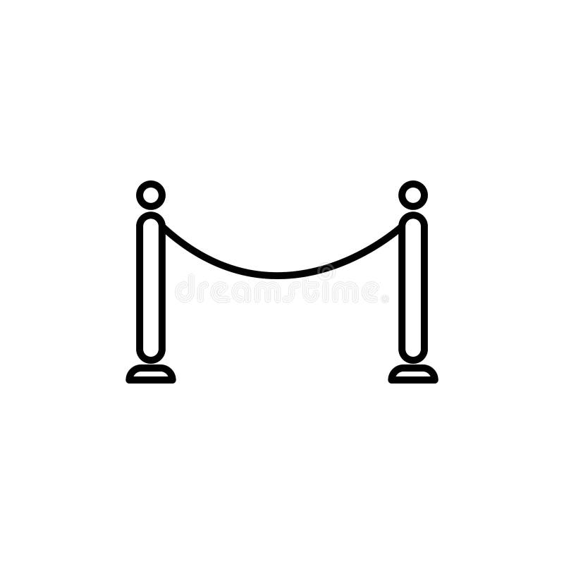 Queue Icon, Symbol Line Design Template Stock Vector - Illustration of ...