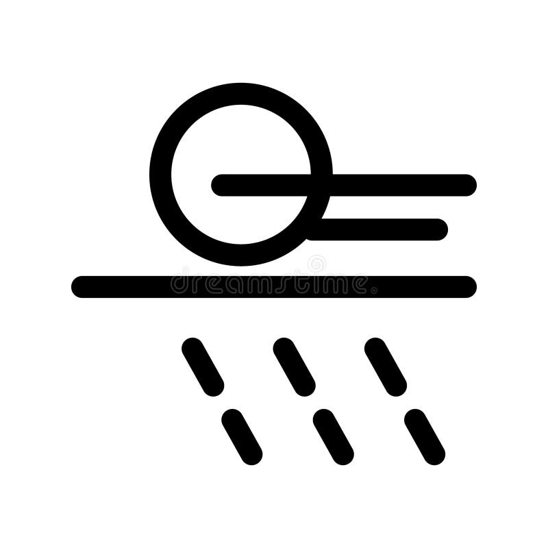 Illustration Vector Graphic of Rain Icon Design Stock Vector ...