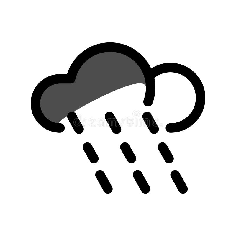 Illustration Vector Graphic of Rain Icon Stock Vector - Illustration of ...